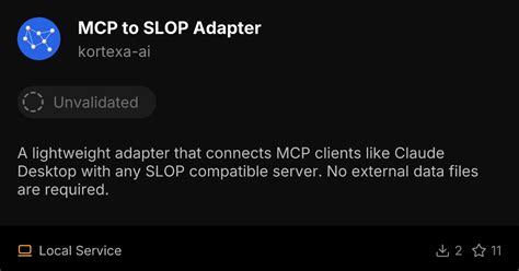 mcp到slop适配器 mcp servers · lobehub