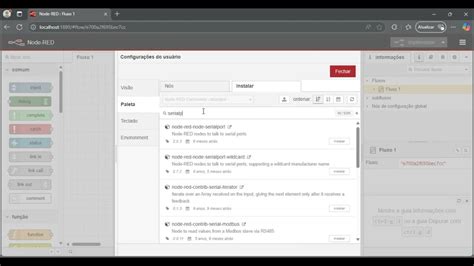 6 Instalando O Node Red Node Serialport Youtube