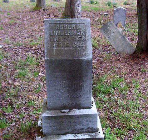 Robert Linderman 1858 1909 Find A Grave äreminne