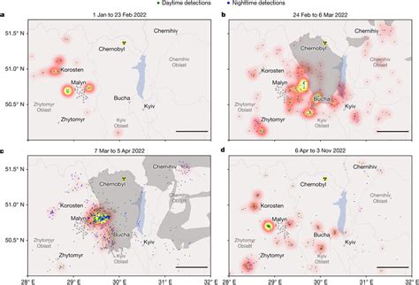 Density Plots Of The Automatic Seismic Detections For Various Time