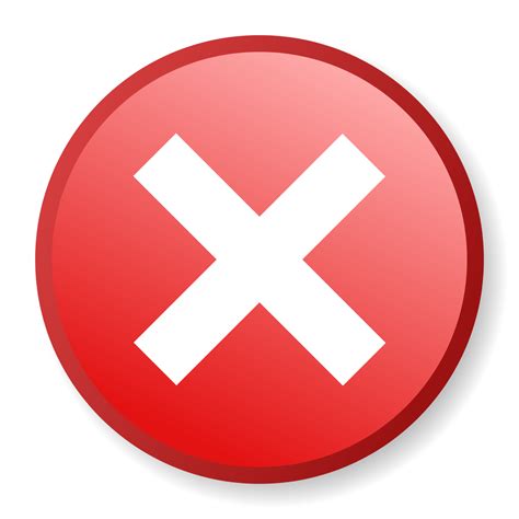 Delete Red X Button Png Free Download Png All