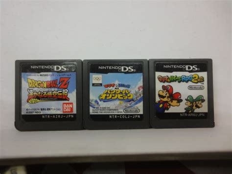 Yahooオークション Ds ソフト 3本 マリオandルイージrpg2 マリオandソニ