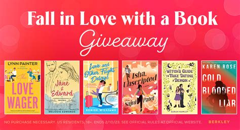 Penguin Random House Fall In Love With A Book Sweepstakes