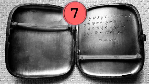 The Top 50 Unsolved Encrypted Messages 7 The Cigaret Case Cryptogram