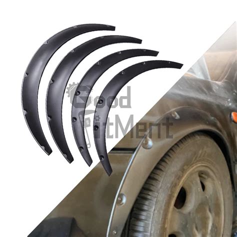 4 Stck Universal Vorne And Hinten Auto Kotflügel Radläufe Flare