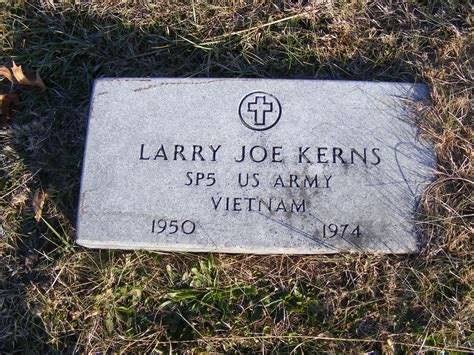 Larry Joe Kerns 1950 1974 Find A Grave Memorial