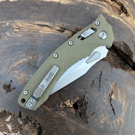 Microtech Amphibian Ram Lok S E Od Green Fluted G Stonewash Standard Rl Flgtod