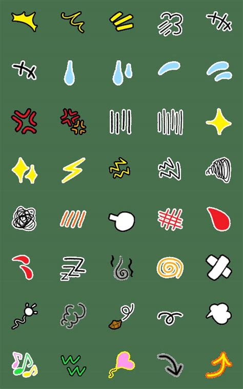 Anime Expression Symbols