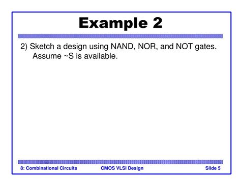 PPT Introduction To CMOS VLSI Design Lecture 8 Combinational Circuits PowerPoint Presentation