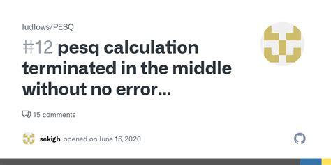 Pesq Calculation Terminated In The Middle Without No Error Message