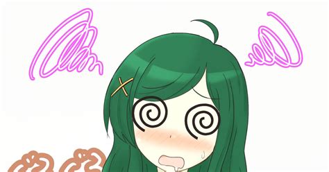 ぐるぐる目 トンボ妖怪に目を回されるユリア Tnのイラスト Pixiv