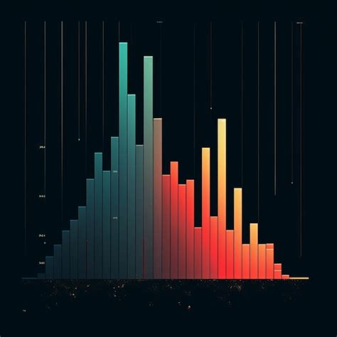 The Beauty Of Simplicity A Minimalist Twodimensional Histogram Premium Ai Generated Image