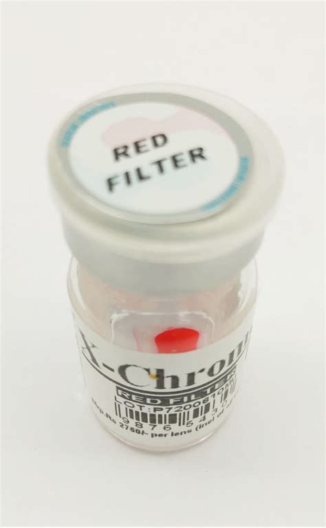 Red Filter X Chrome Contact Lenses