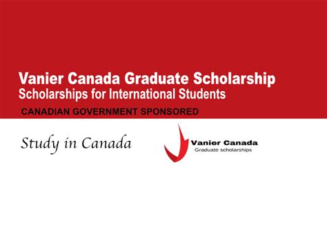 Vanier Canada Graduate Scholarship Vanier Cgs 2024
