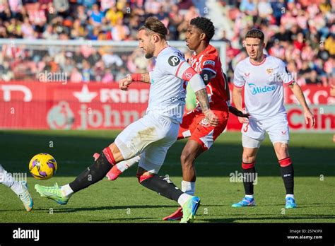 Girona Spain 18th Jan 2025 20250118 Girona Fc Vs Sevilla Fc J20