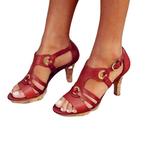 Sandały damskie na buty na wysokim obcasie Sexy H Allegro pl
