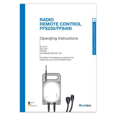 Sola Tecs Radio Remote Control Operating Instructions Blue Tongue