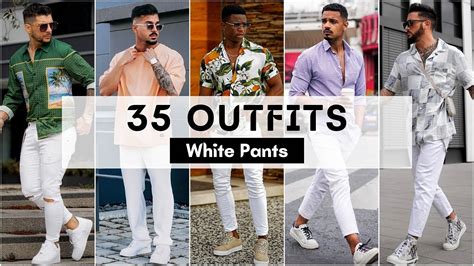 White Pants Outfit For Men