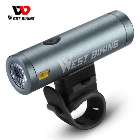 West Biking 방수 자전거 헤드라이트 500lm Usb 충전식 Mtb 로드 바이크 전방 및 후방 조명