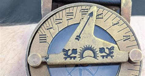 Sun Dial Compass Watch Watchcrunch
