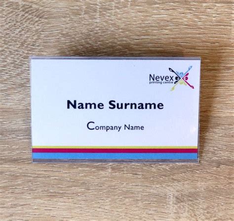Name Badges Central London Nevex Printing Centre