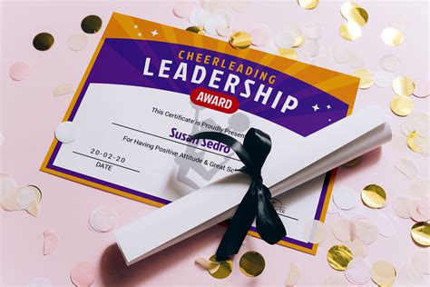Free Award Certificate Mockup Psd Designbolts