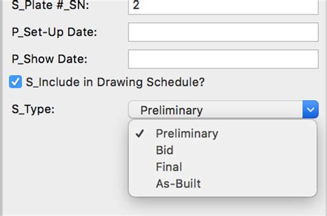 Drawing List Adjusting Data Architecture Vectorworks Community Board