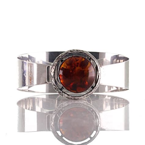 Theodor Klotz Teka 925 Silver Bracelet Amber Catawiki