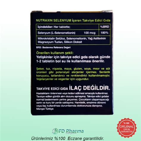 Nutraxin Selenium 100 Mcg 100 Tablet