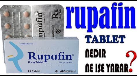 Rupafİn Tablet Rupatadin Nedir Niçin Kullanılır Nasıl Kullanılır Yan Etkileri Nelerdir