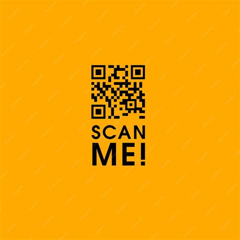 Premium Vector Vector Qr Code Template Scan Me Qr Code