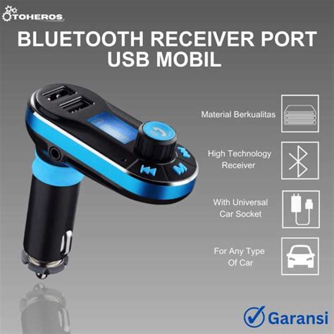 Promo Bluetooth Port Usb Mobil Receiver Otoheros Original Untuk Segala