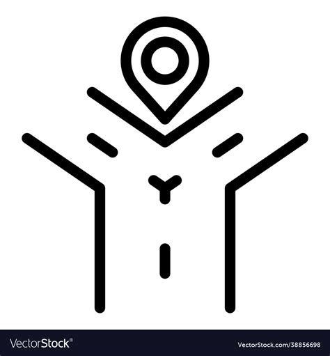 Road Sensors Icon Outline Car Sensor Royalty Free Vector