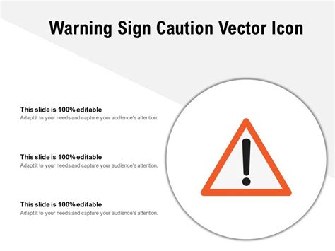 Warning Sign Caution Vector Icon Ppt Powerpoint Presentation Icon Tips Pdf