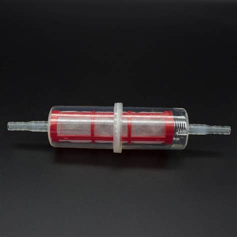 Red Universal Fuel Filter 7mm Petrol Gas Oil Fuel Grandado