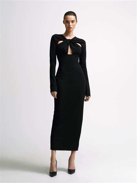 Платье миди с драпированным лифом Chic Dress Classy Fashion Dresses