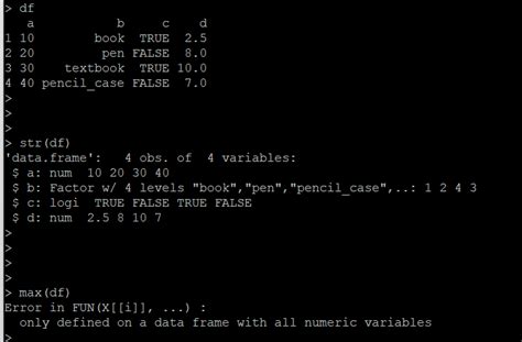 First Time Using R Nodes In KNIME Possibly Error With Sapply And