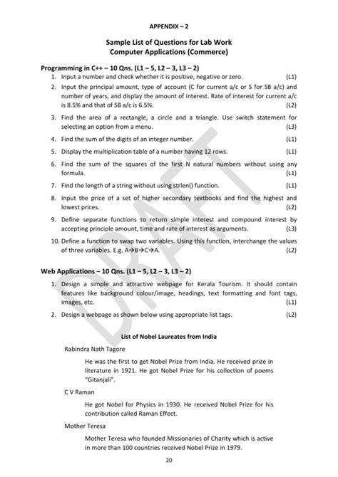 Kerala Board Practical Syllabus Dhse Ncert Books Solutions Cbse