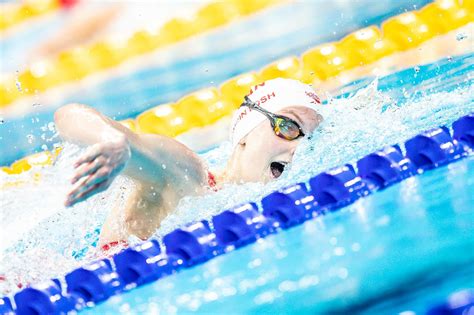 Olimpiadi Summer Mcintosh Record Canadese E Finale 400 Stile A 14 Anni