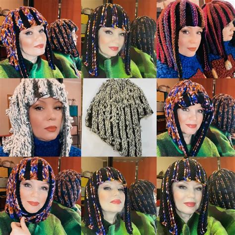 Мастер класс Шапка парик КАРЕ КЛЕОПАТРЫ