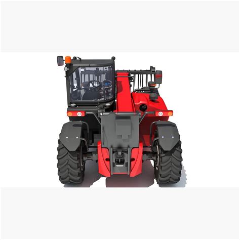 Hydraulic Telehandler Forklift 3d Model Download Tractor On