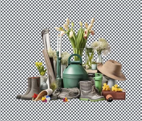 Premium Psd Magnificent Spring Cleaning Rituals Isolated On