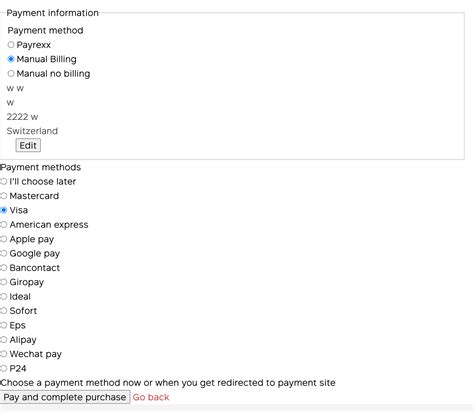 Duplicated Payment Method Options 3308478