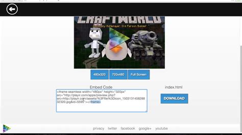 Publishing Your App To A Website Video Playir Moddb