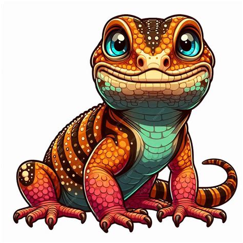 Lizard Vector Cartoon Illustration Premium Ai Generated Vector