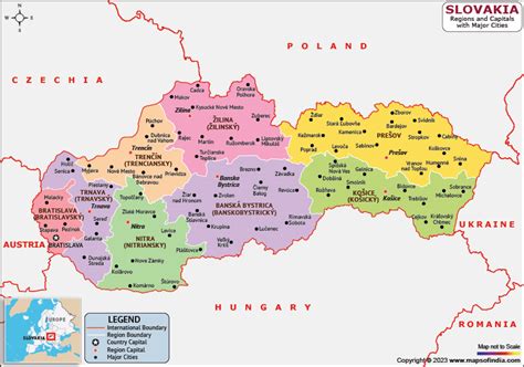 Slovakia World Map