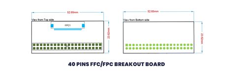 Ffc Fpc Adapter Board 40 And 50 Pins Sb Components Sb Components Ltd