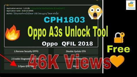 Oppo A S All Security Unlock Tool Free Opoo A S Tool A S Free