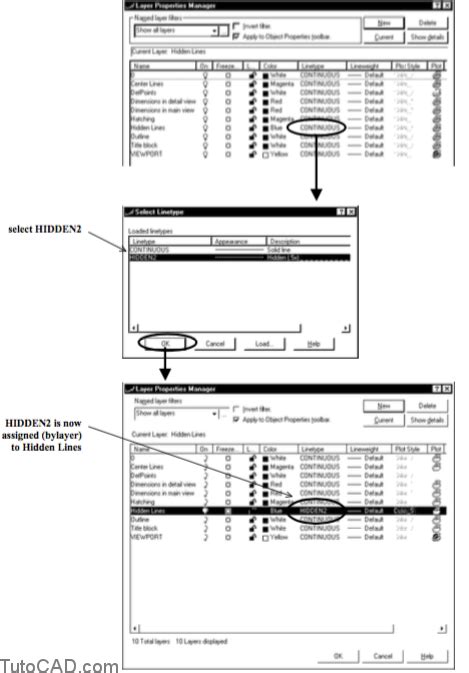 How To Use Linetypes Drawing Scale Tutorial AutoCAD