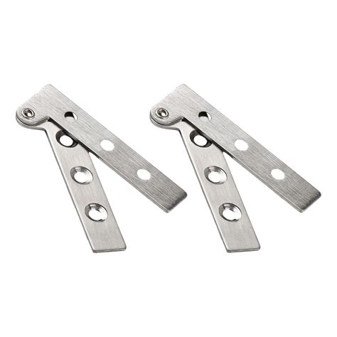 Yotijay 2 Pieces Stainless Steel Folding Shelf Hinges For Bedroom
